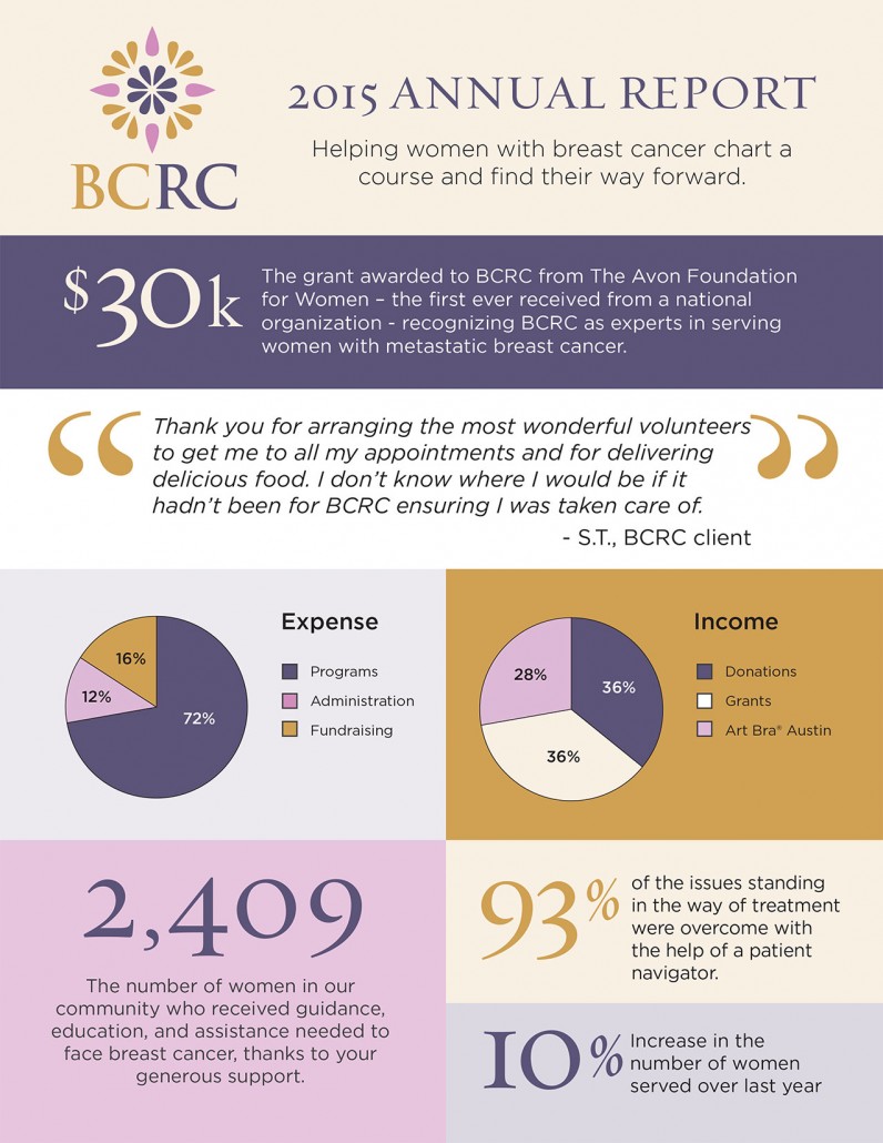 Annual Report Infographic Website And Print Design Austin TX
